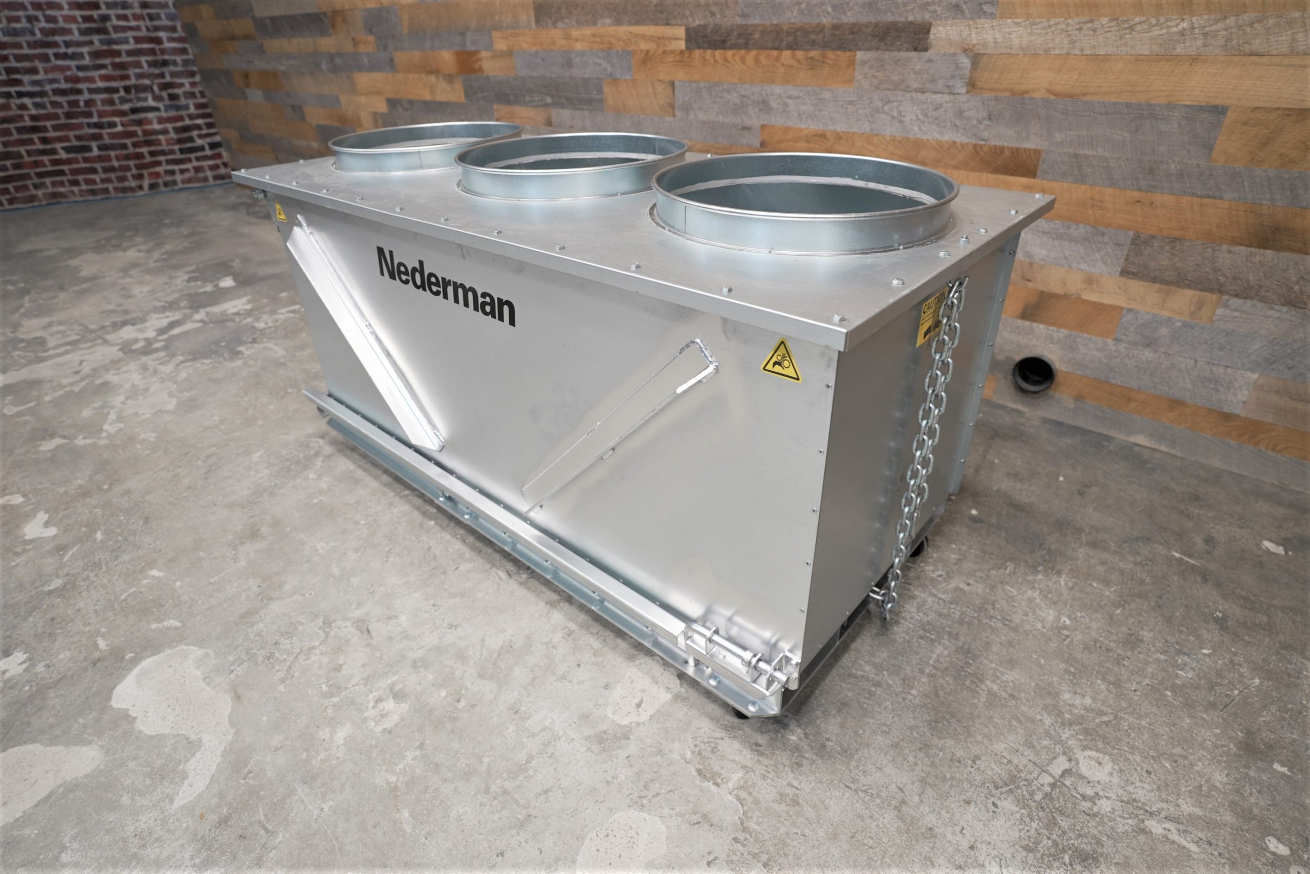 Nederman 230‑Gallon Dump Bin For S‑Series Dust Collectors 89101011 ...