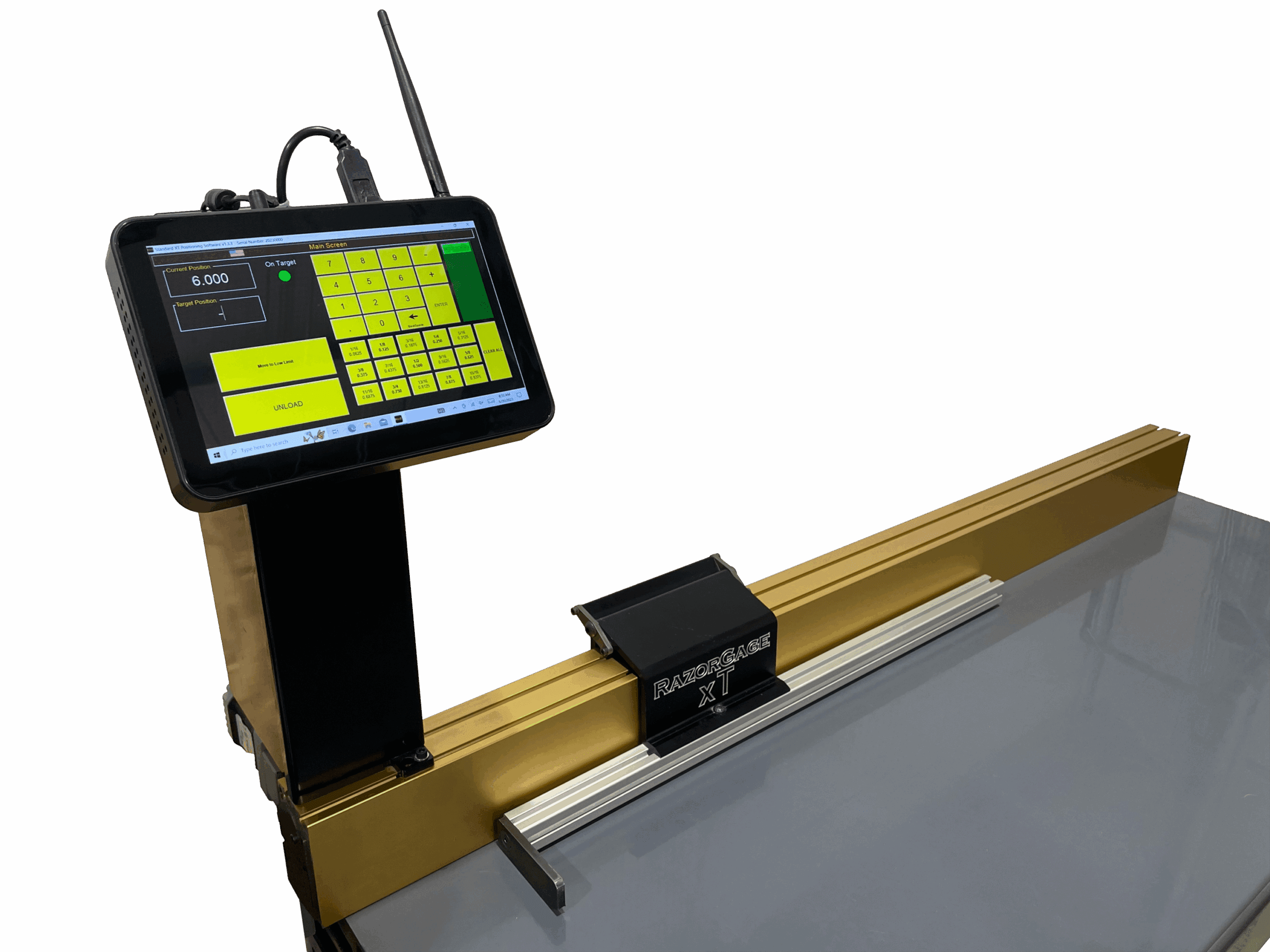 RAZORGAGE XT-PC MEASURING STOP FOR SAWS (+Optional Tables) | 360 Degree ...