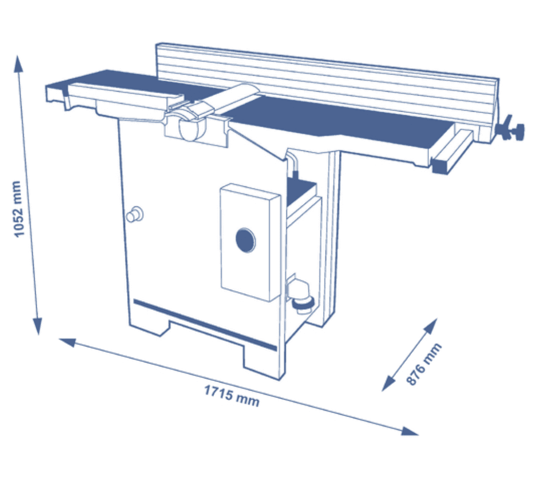 SCM minimax fs 30c 12" Jointer Planer (1-phase) | 360 Degree Machinery LLC