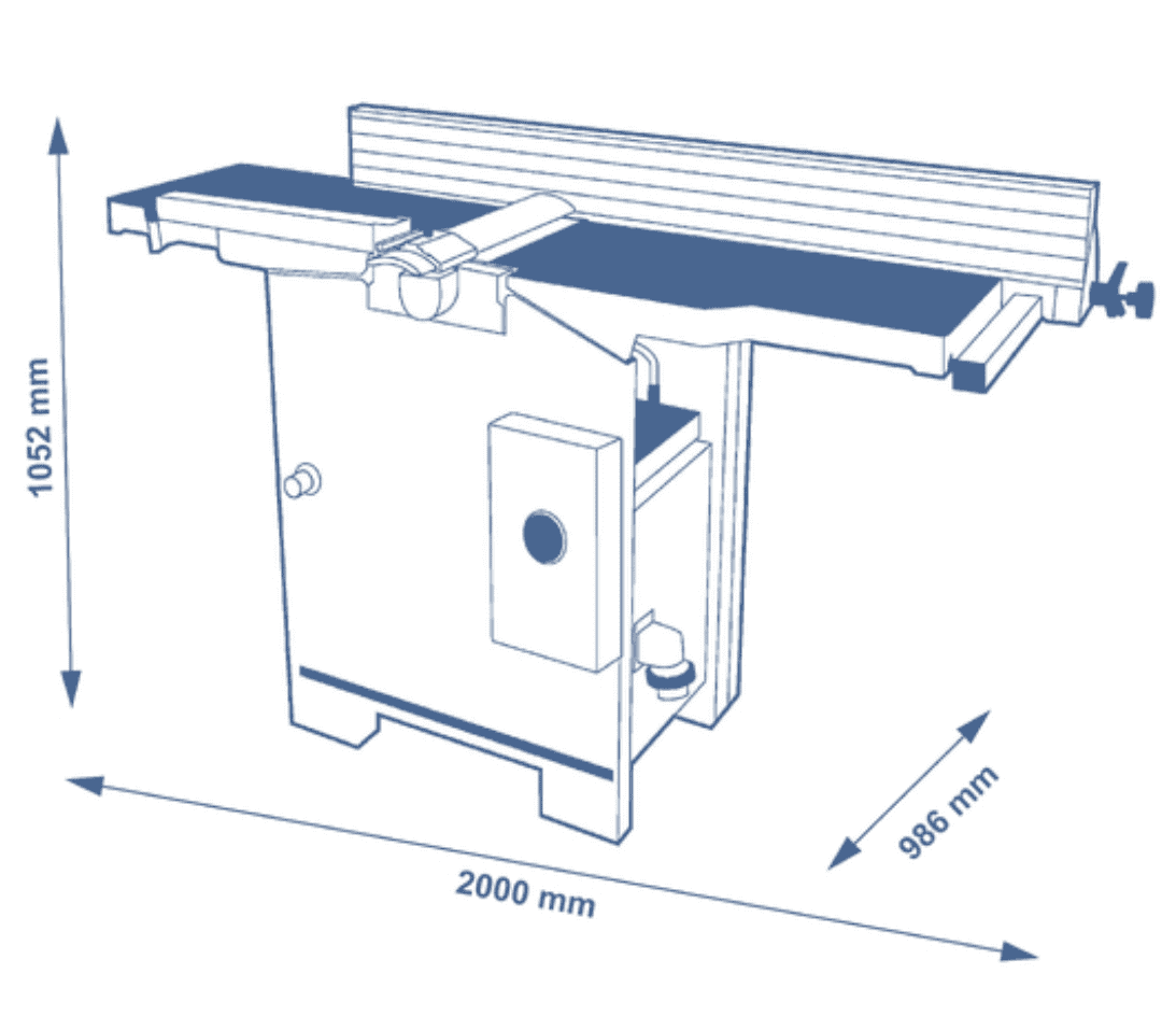 SCM minimax fs 41c 16" Jointer Planer (1-phase) | 360 Degree Machinery LLC