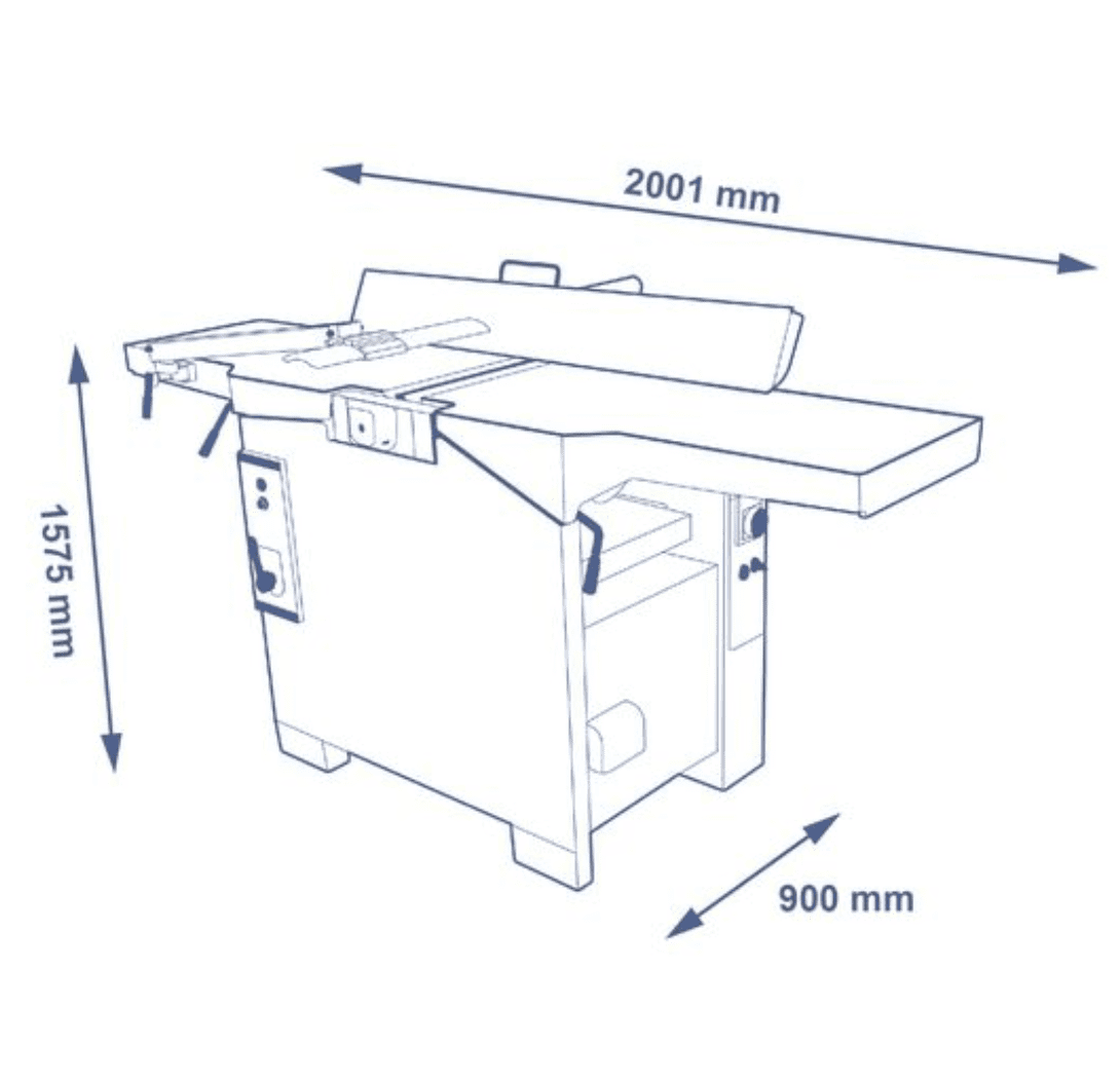 SCM minimax fs 41e 16" Jointer Planer (1-phase) | 360 Degree Machinery LLC