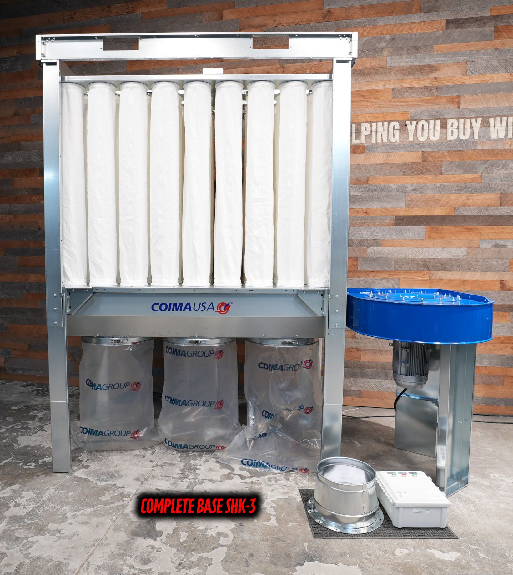 Coima SHK Series Dust Collectors | 360 Degree Machinery LLC