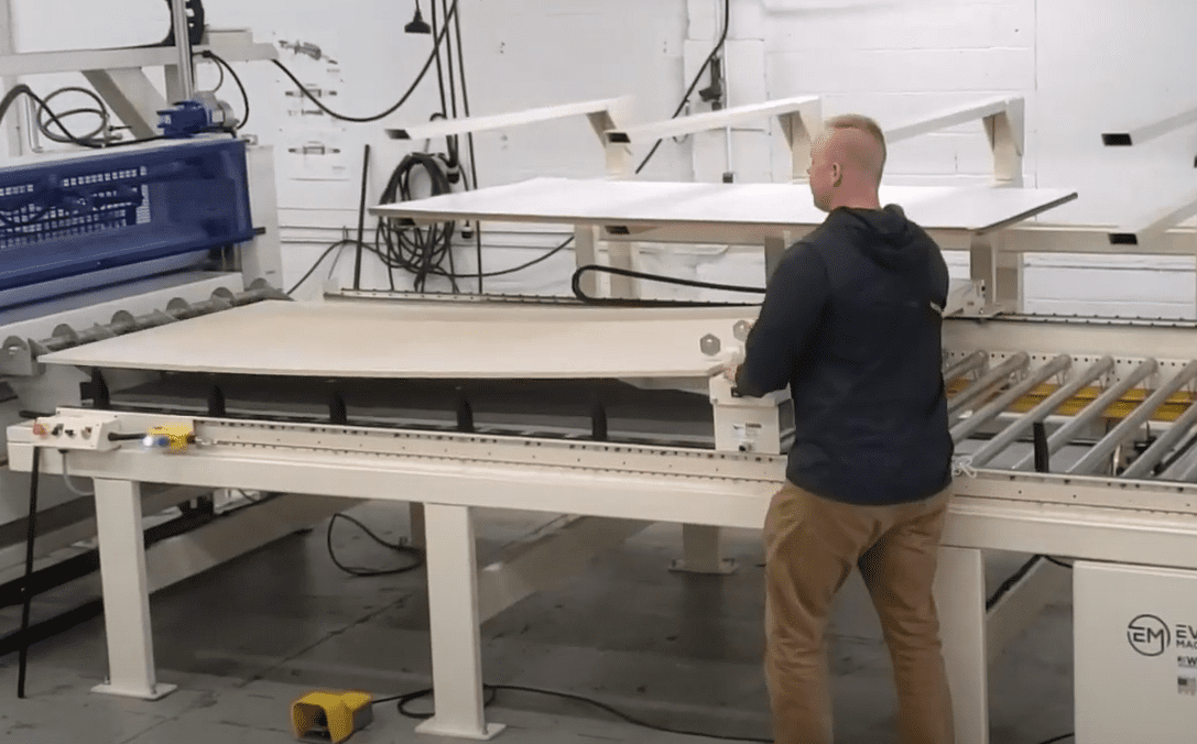 Evans Midwest LT4280 Layup Table/ Indexing Table + Motorized Laminate ...