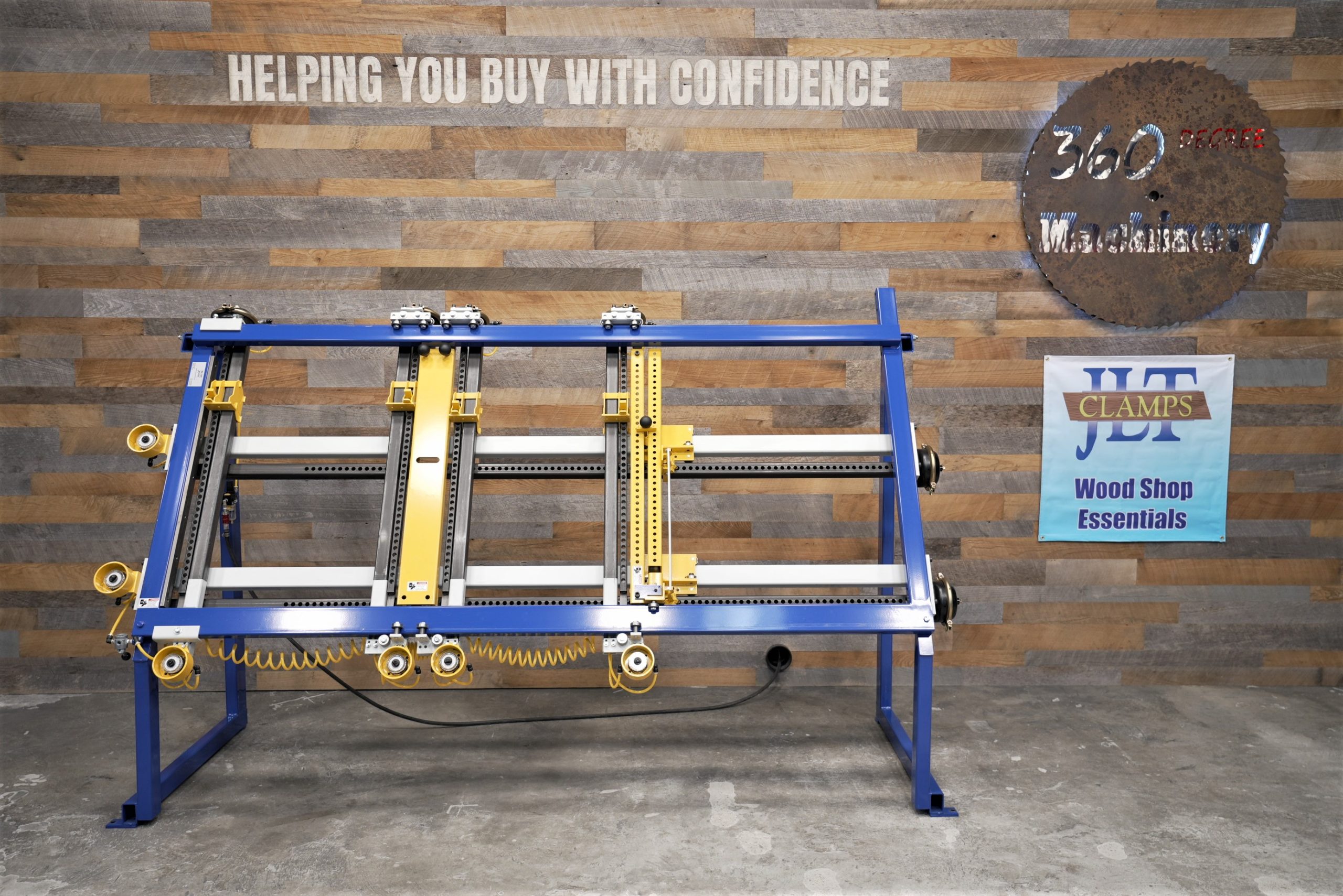 JLT #717C-CHBB Large Capacity Double Door Miter Door Clamp | 360 Degree ...