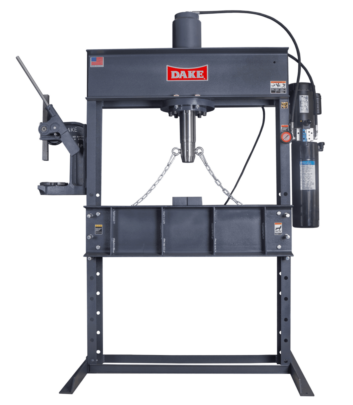 Dake Dura-Press Single Phase Hydraulic Press, 50 Ton 909250 - FORCE ...