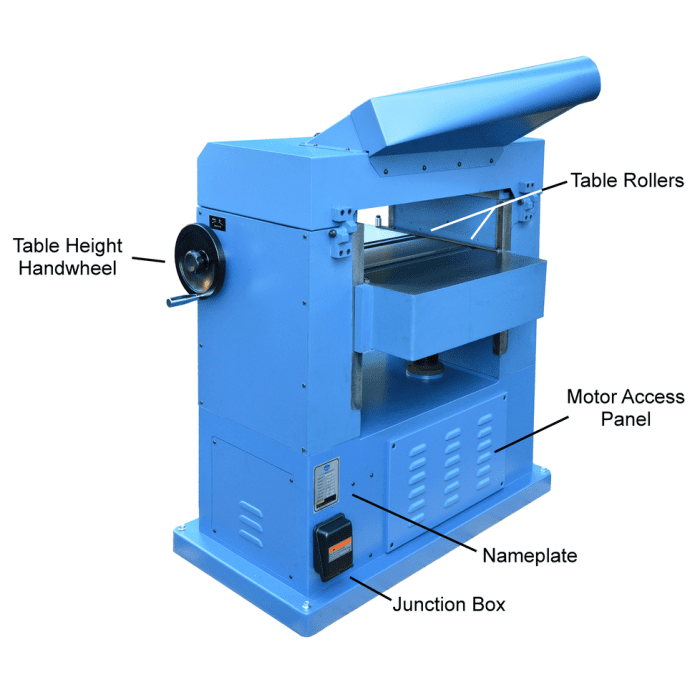 Oliver 20 Planer W/Oliver HCX Helical Cutterhead - 5HP, 1PH - M-4430 ...