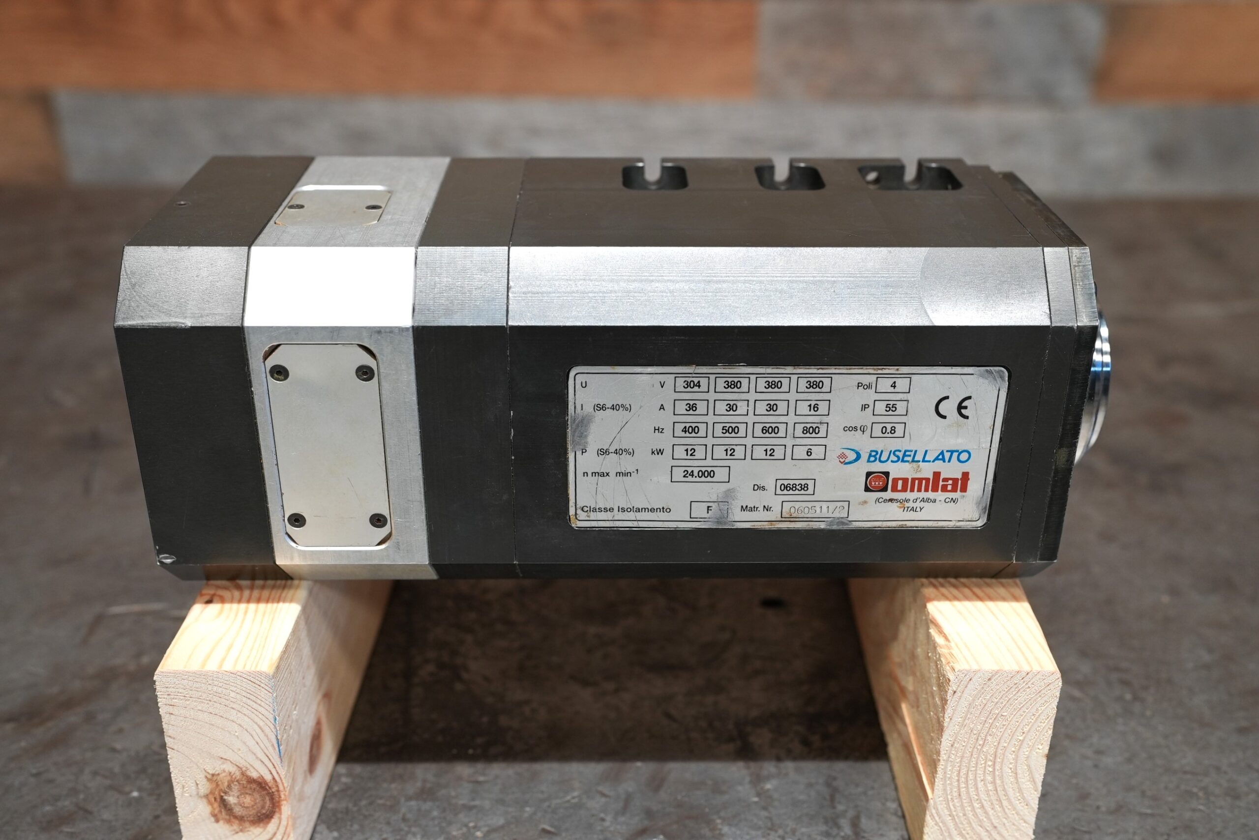 Rebuilt Omlat Busellato 12KW 24,000 RPM Router Spindle HSK63 | 360 ...