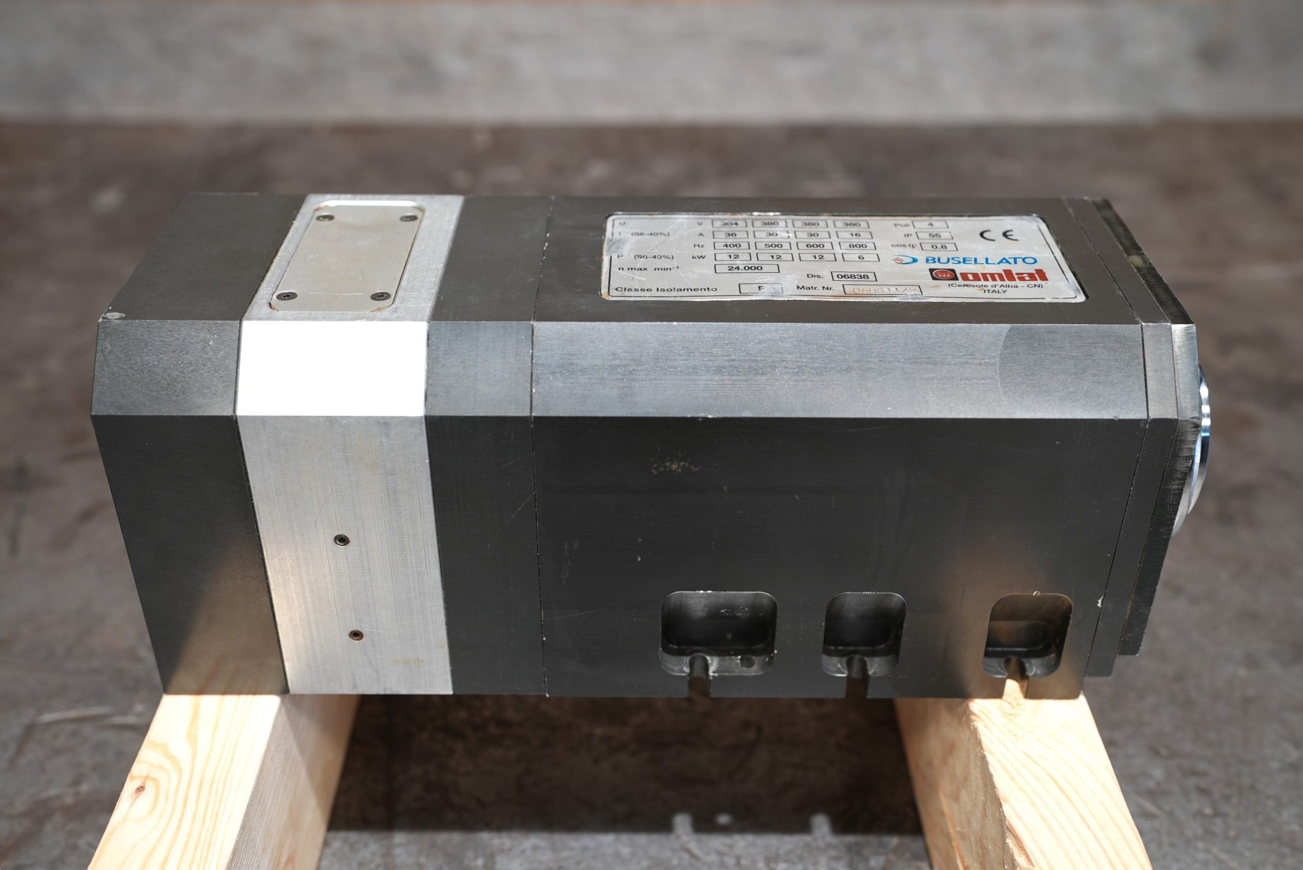 Rebuilt Omlat Busellato 12KW 24,000 RPM Router Spindle HSK63 | 360 ...