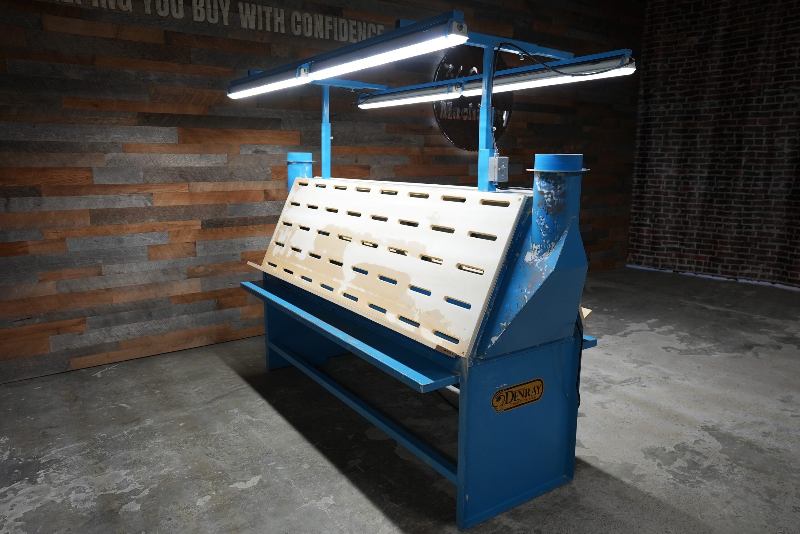 Denray 2 Sided 3096 "A" Frame Down Draft Sanding Table | 360 Degree ...