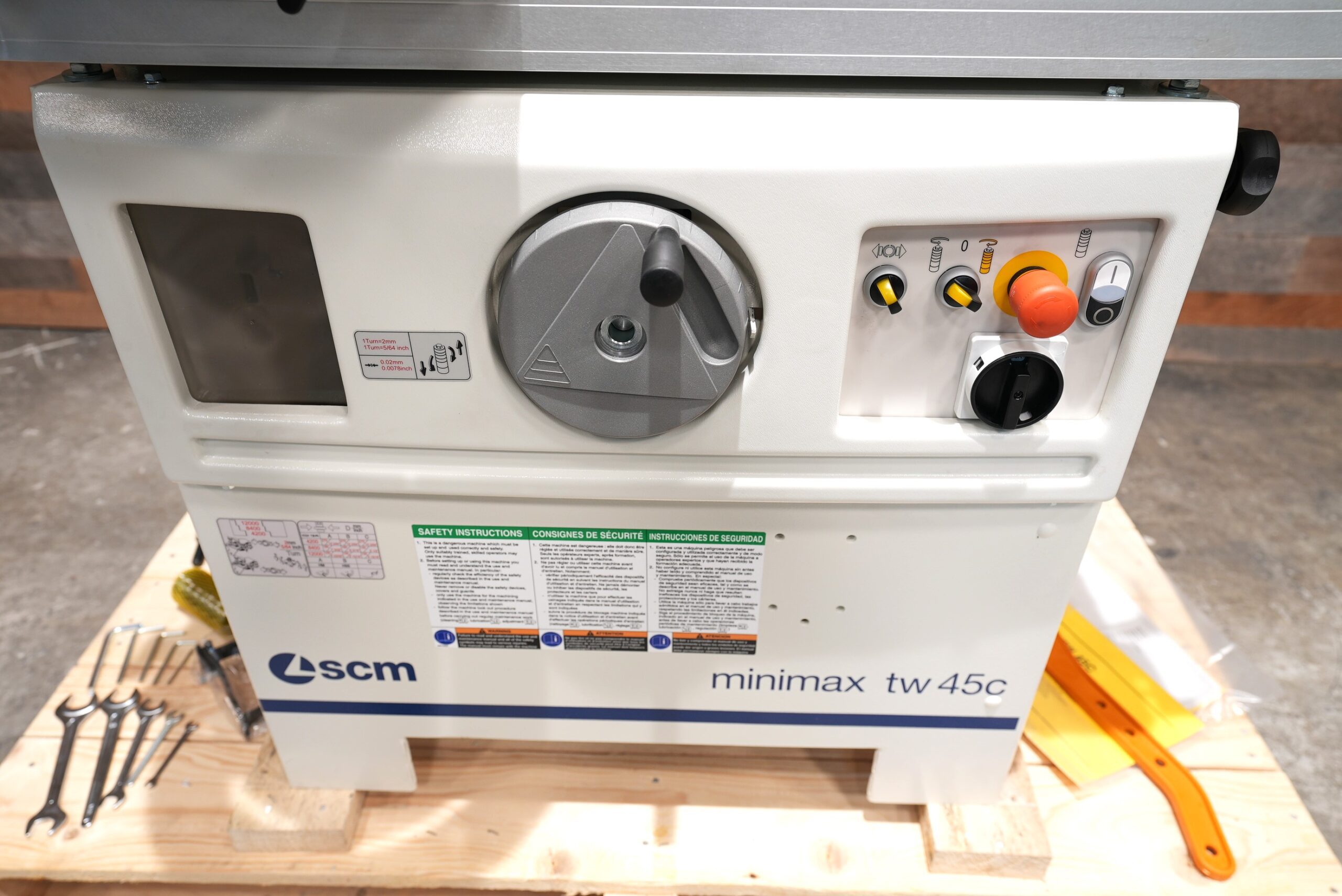 SCM minimax tw 45c Shaper w/Sliding Table (1-Phase) | 360 Degree ...