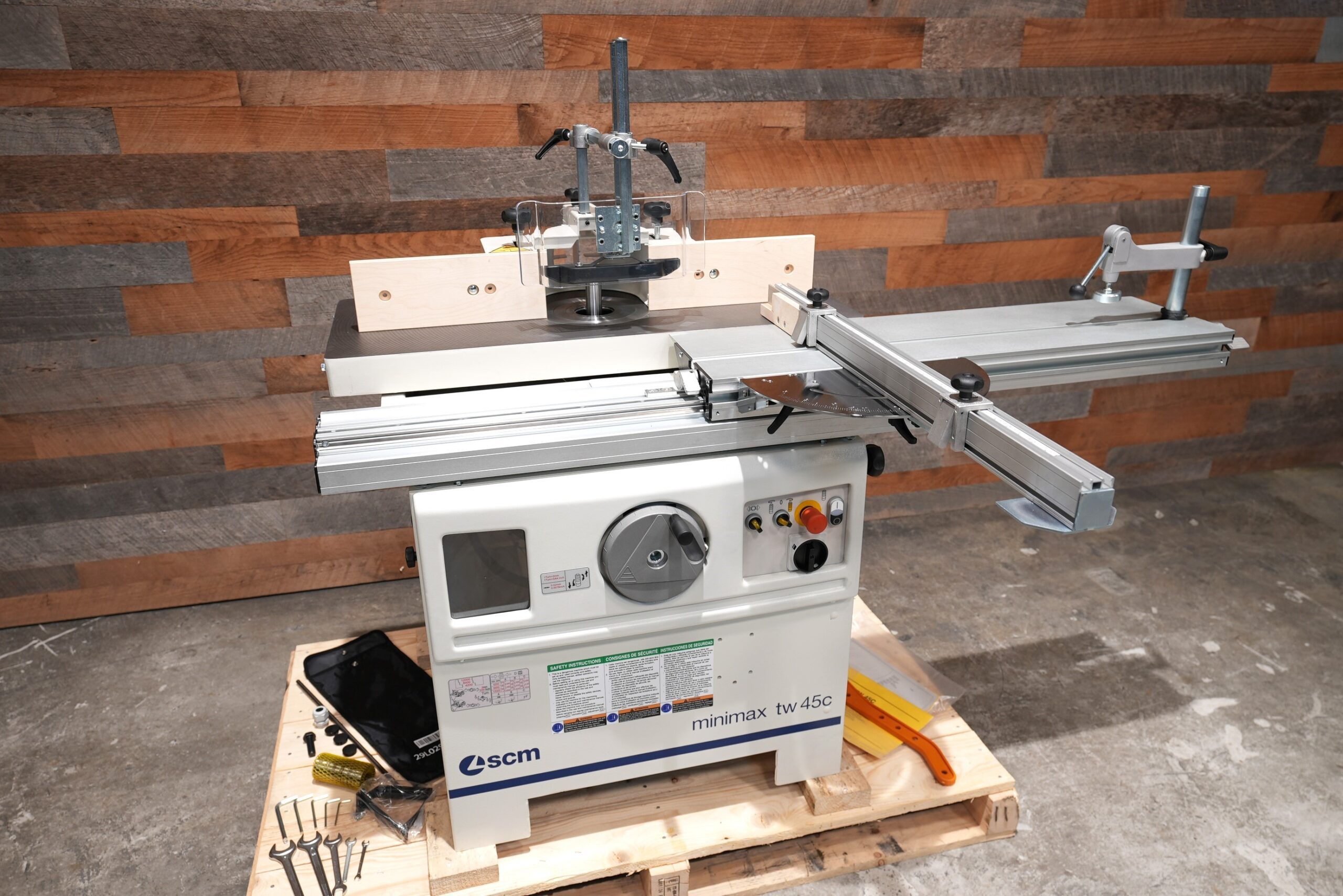 SCM minimax tw 45c Shaper w/Sliding Table (1-Phase) | 360 Degree ...