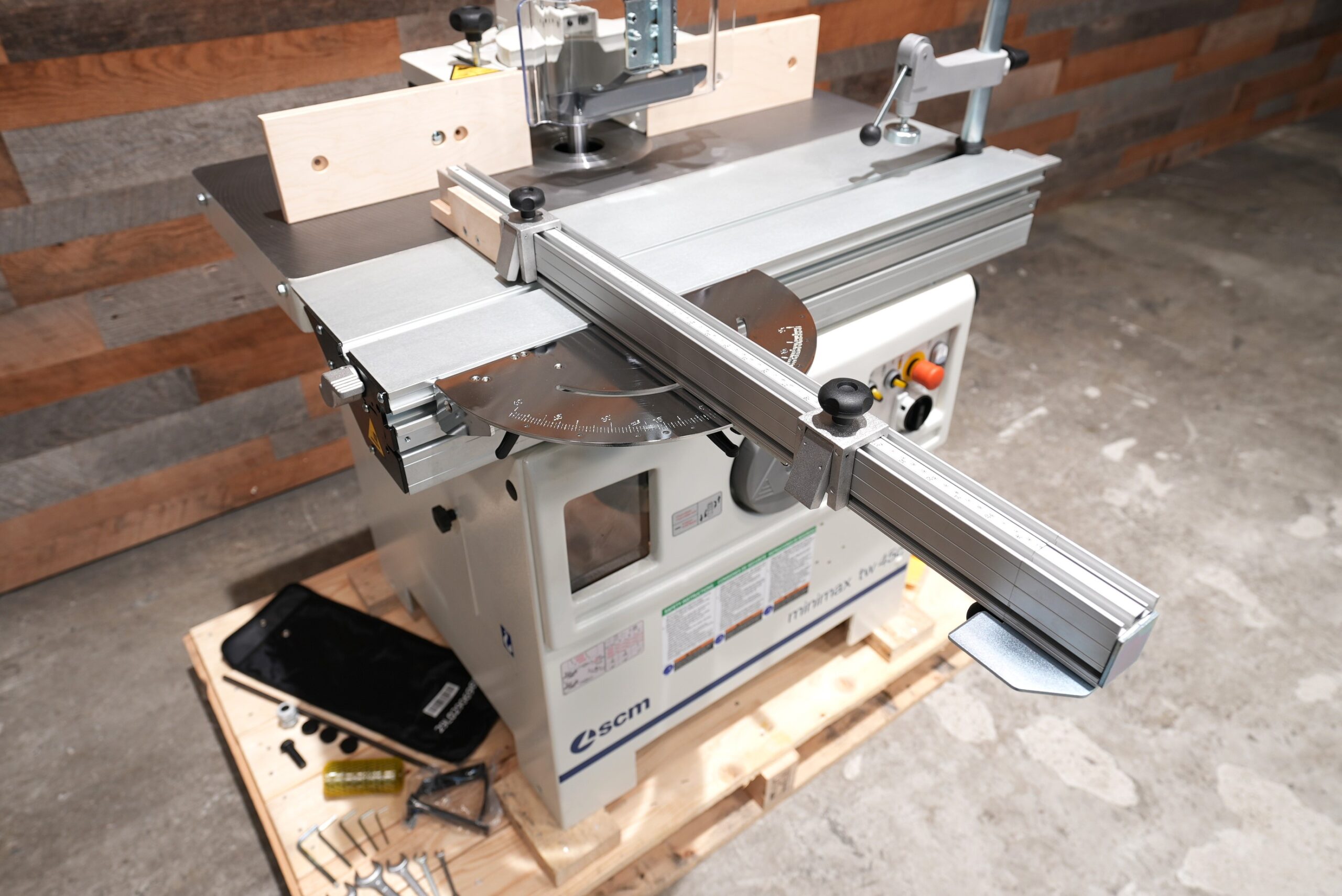 SCM minimax tw 45c Shaper w/Sliding Table (1-Phase) | 360 Degree ...