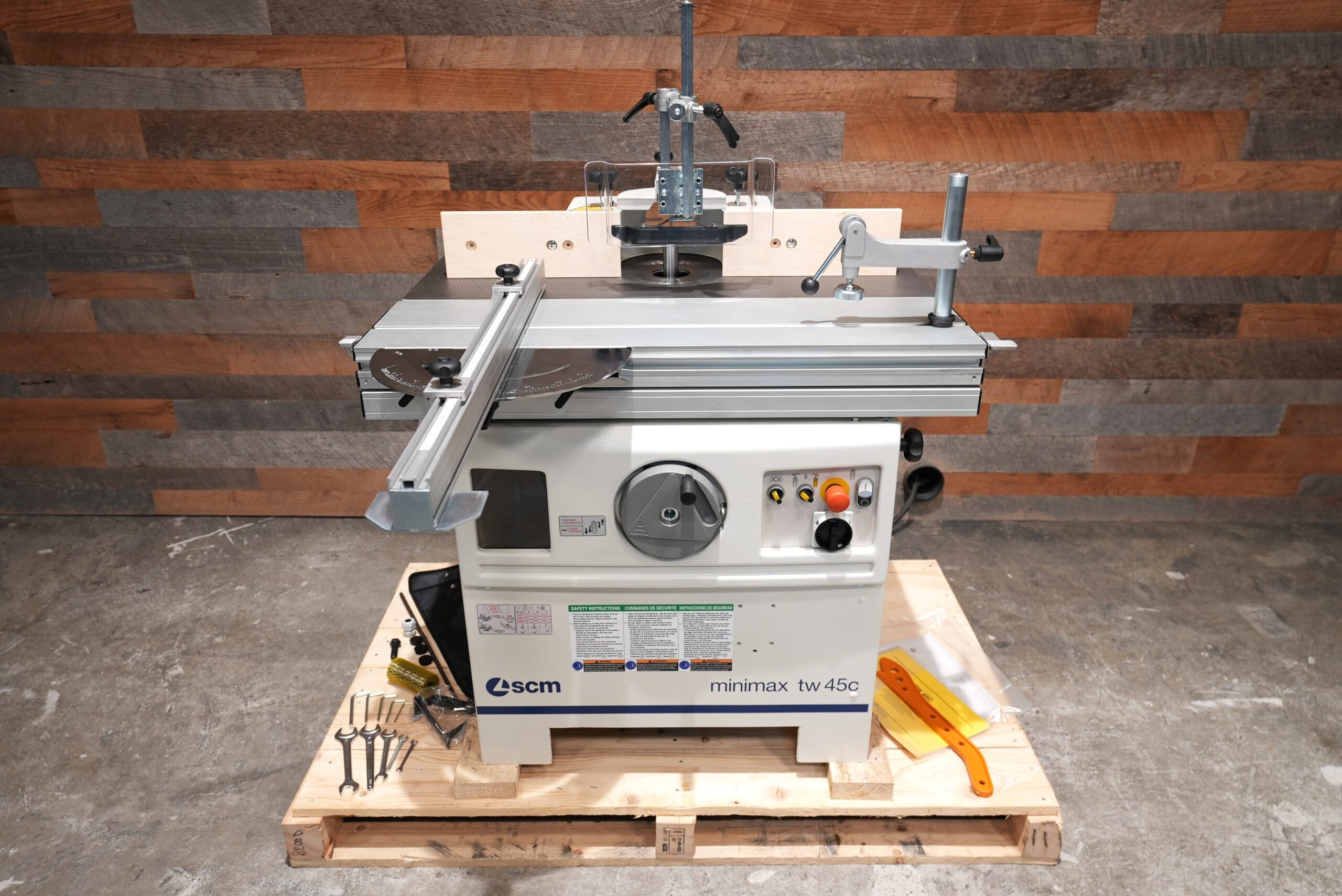 SCM minimax tw 45c Shaper w/Sliding Table (1-Phase) | 360 Degree ...