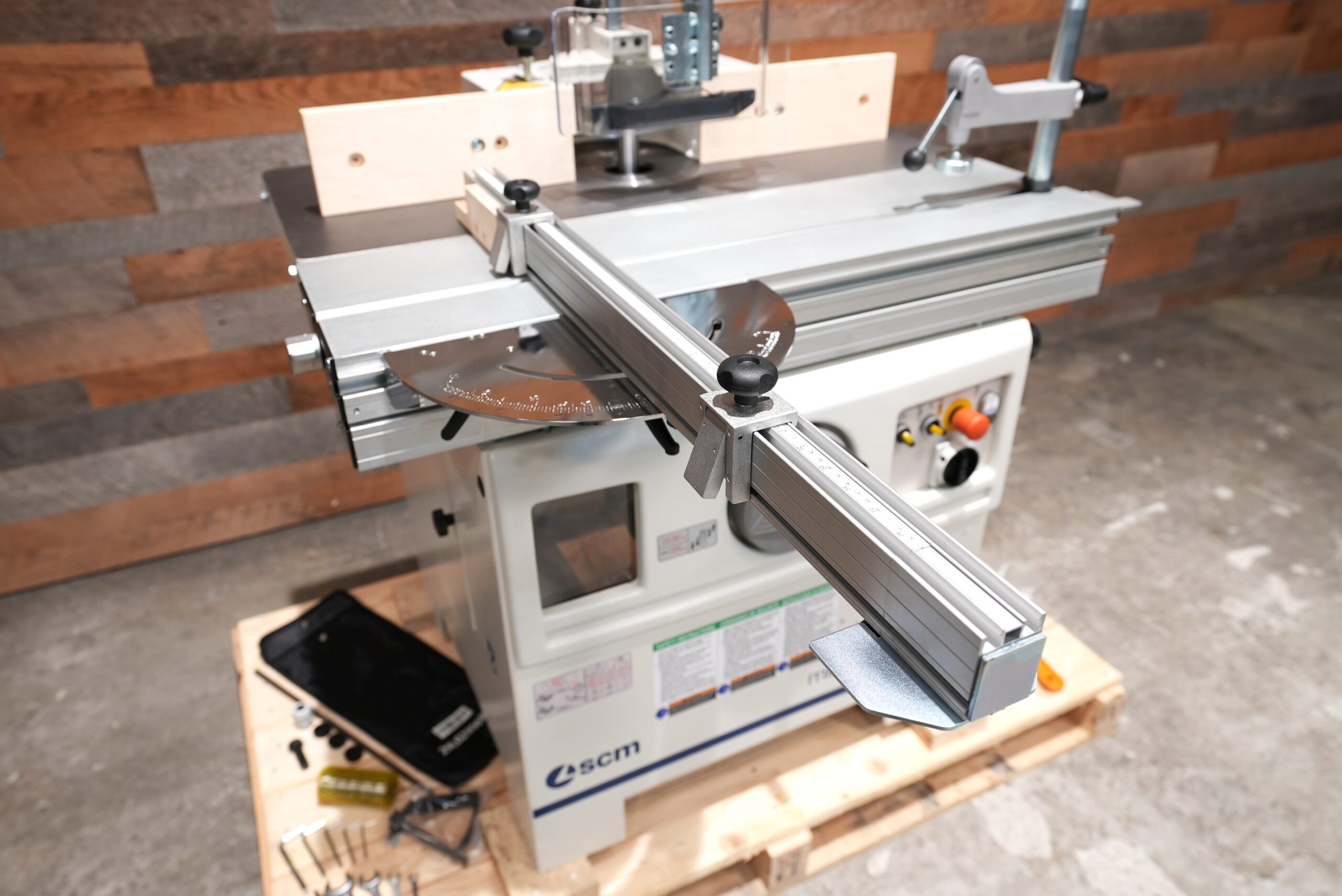 SCM minimax tw 45c Shaper w/Sliding Table (1-Phase) | 360 Degree ...
