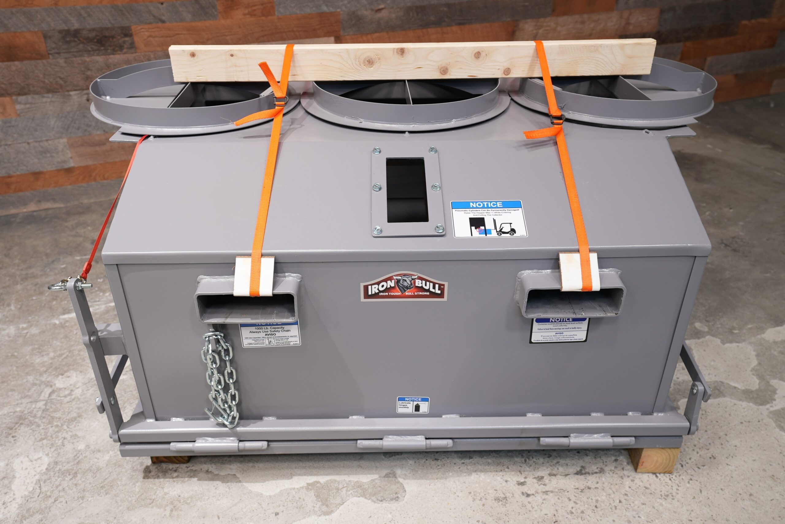 NEW IronBull Sawdust Dust Hoppers (Dump Bins) for Nederman S-750/S-1000 ...