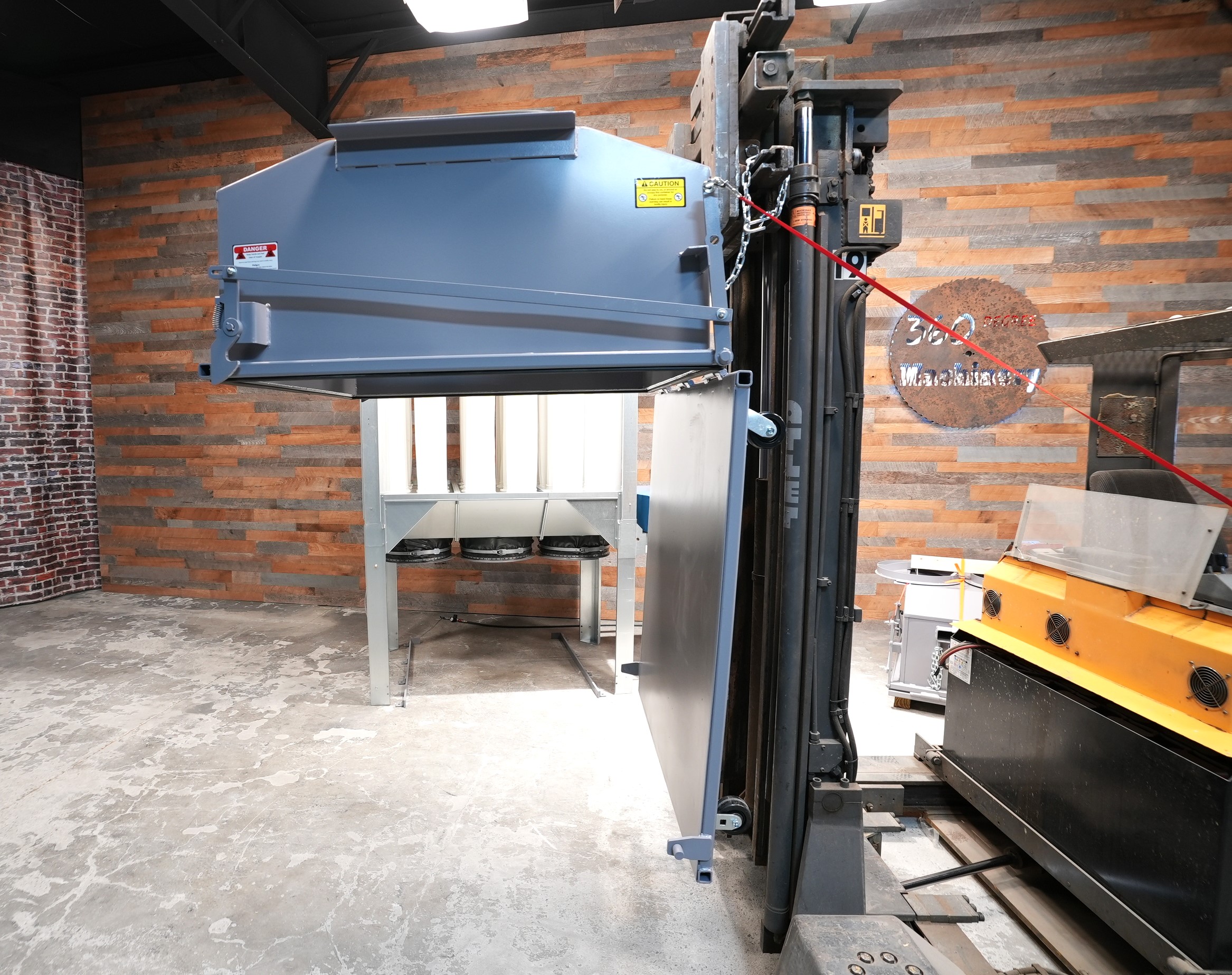 NEW IronBull Sawdust Dust Hoppers (Dump Bins) for Nederman S-750/S-1000 ...