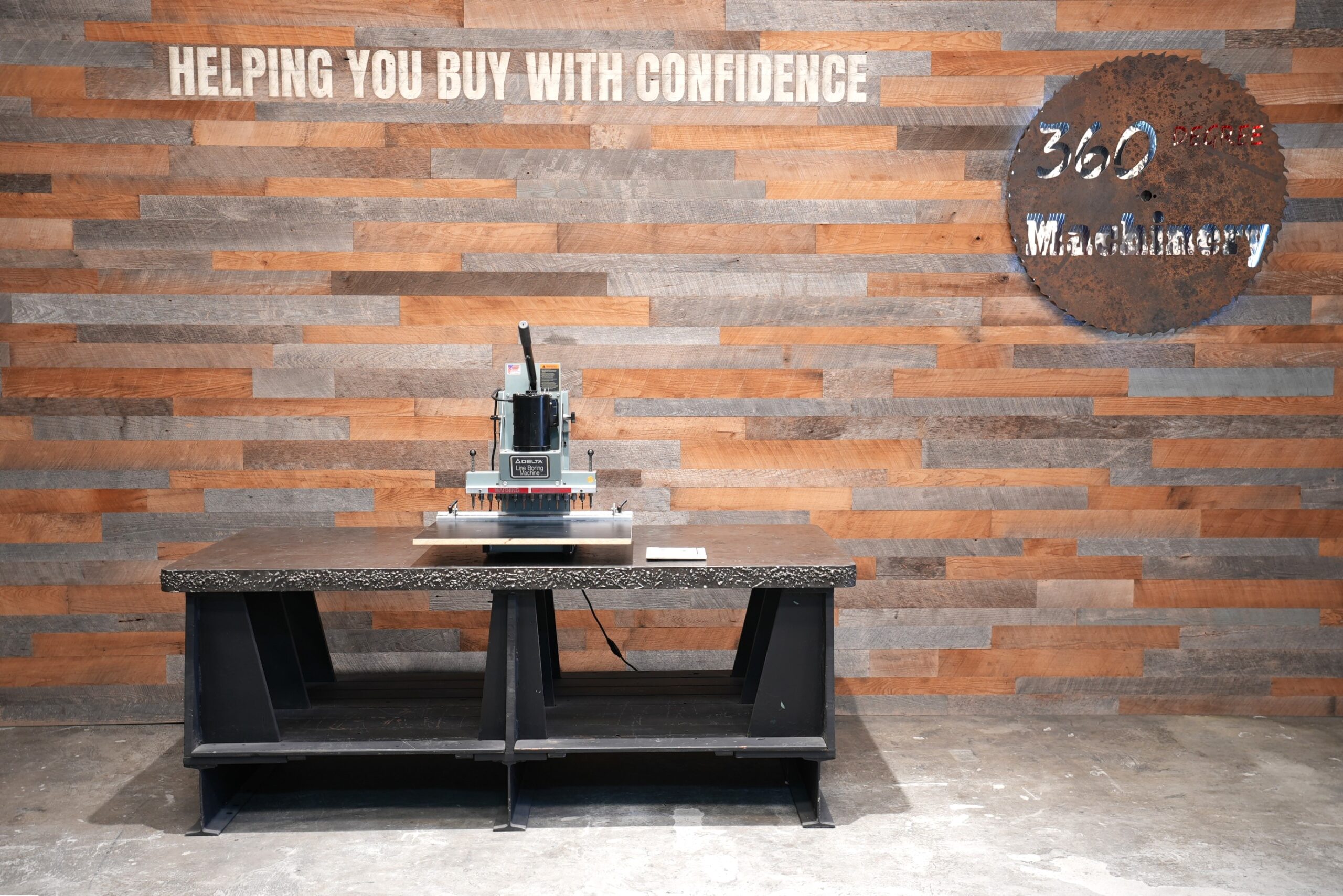 Delta 43-423 13 Spindle Line Boring Machine (Single Phase) | 360 Degree ...