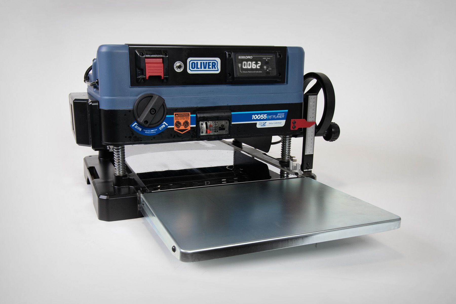 Oliver 15" Benchtop HCX Helical Cutterhead Planer - 10055 | 360 Degree ...