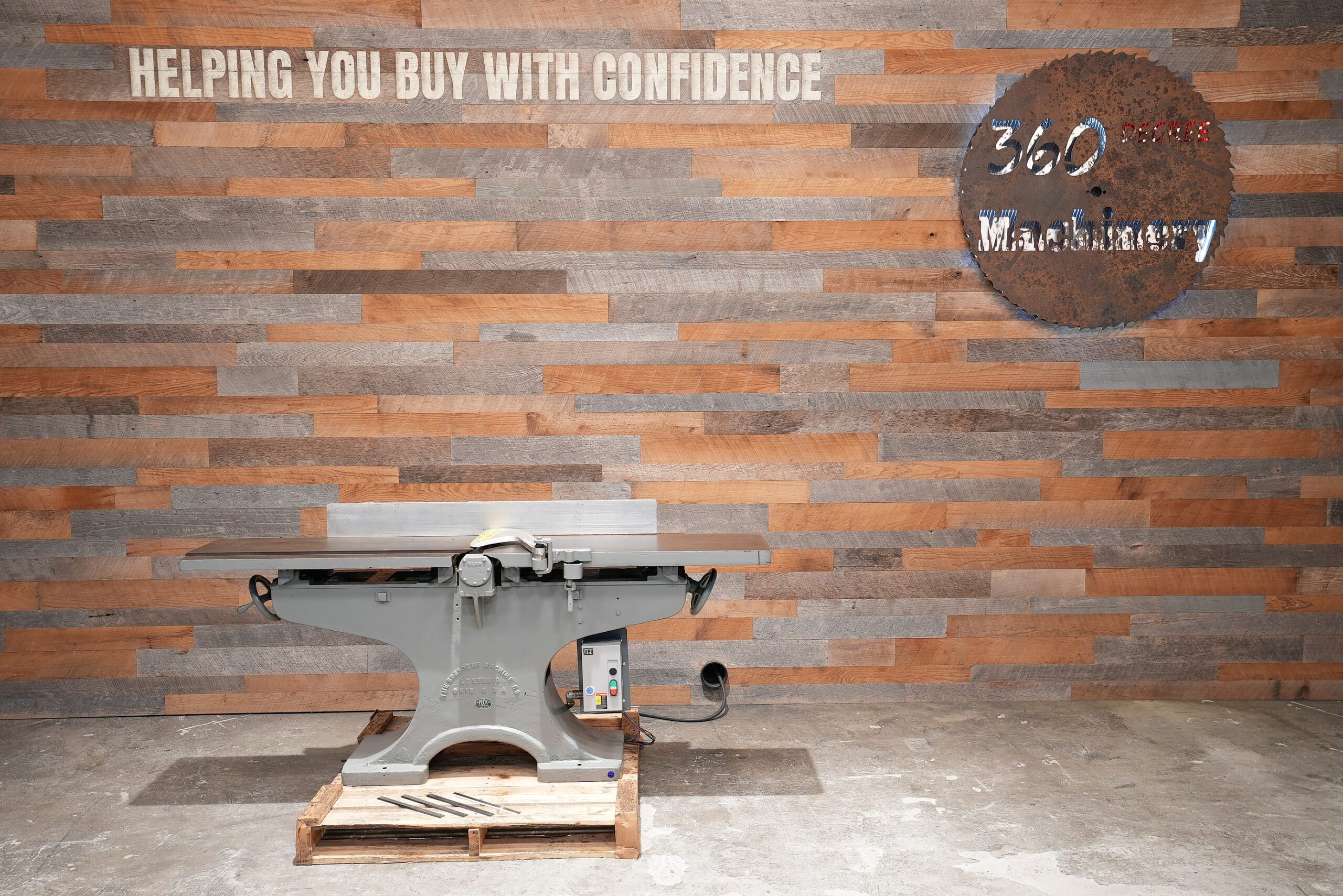 Crescent 12" Jointer | 360 Degree Machinery LLC