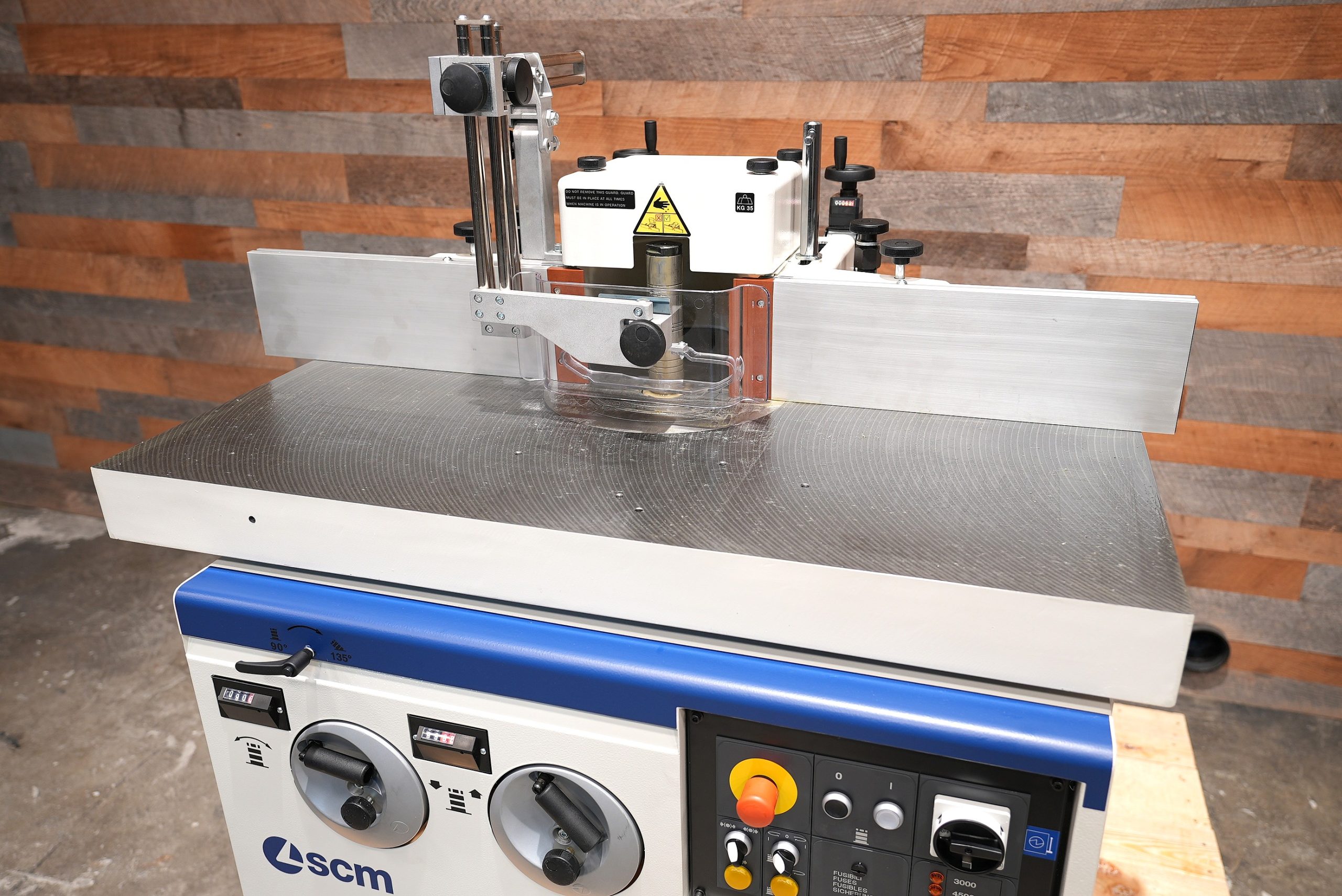 NEW SCM Class TI 120 Tilting Spindle Shaper + SCM Feed 48 - FREE ...