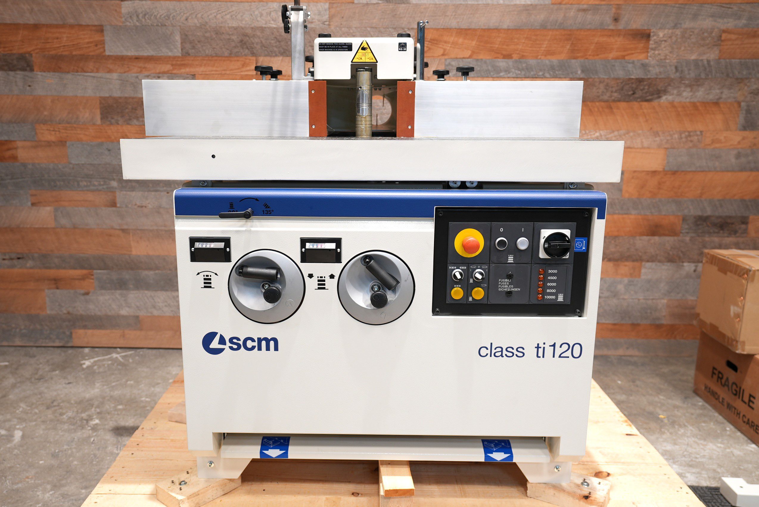 NEW SCM Class TI 120 Tilting Spindle Shaper + SCM Feed 48 - FREE ...