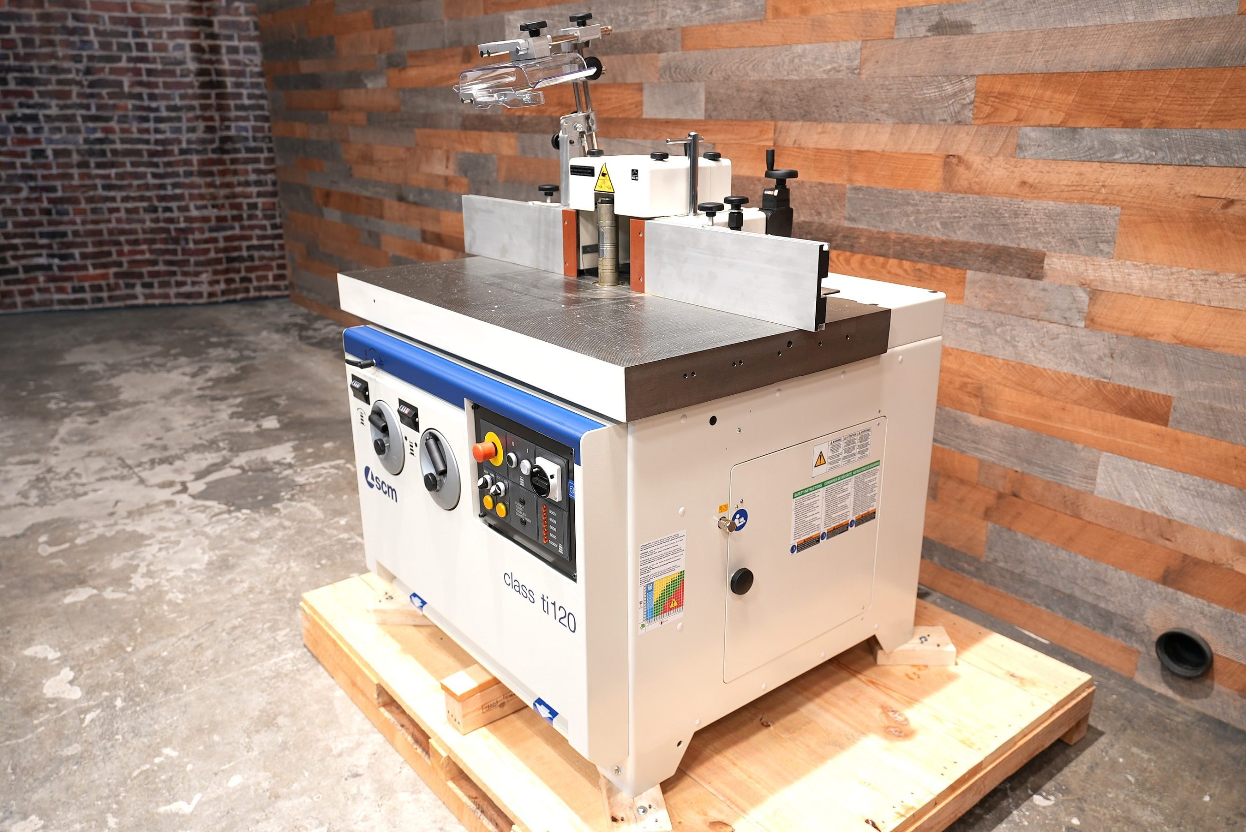 NEW SCM Class TI 120 Tilting Spindle Shaper + SCM Feed 48 - FREE ...