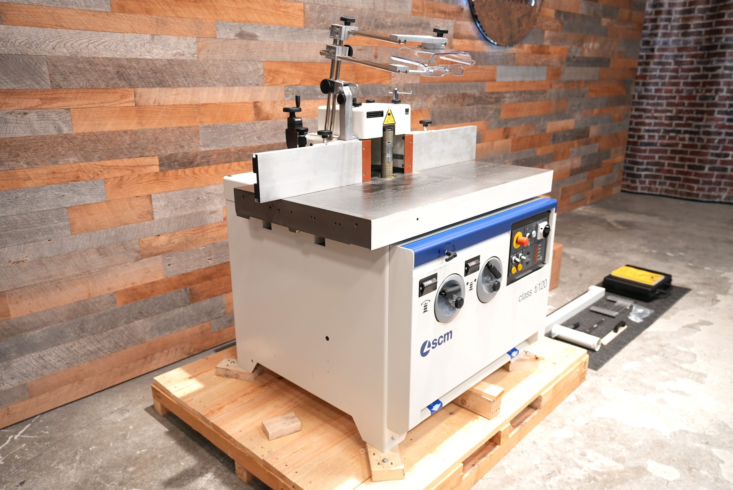 NEW SCM Class TI 120 Tilting Spindle Shaper + SCM Feed 48 - FREE ...