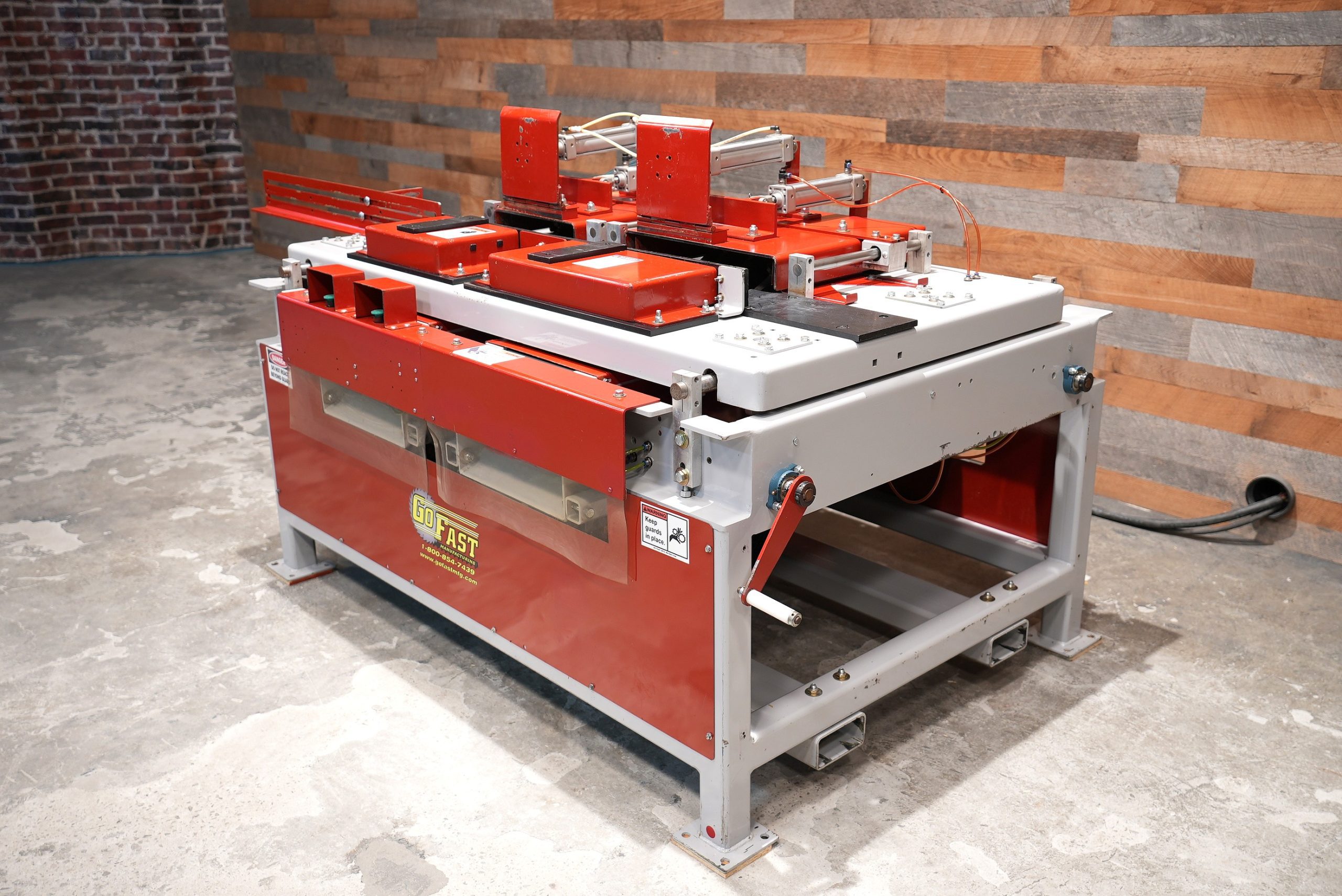 2021 Go Fast Twin 2NXL Double Head Pallet Notcher | 360 Degree ...