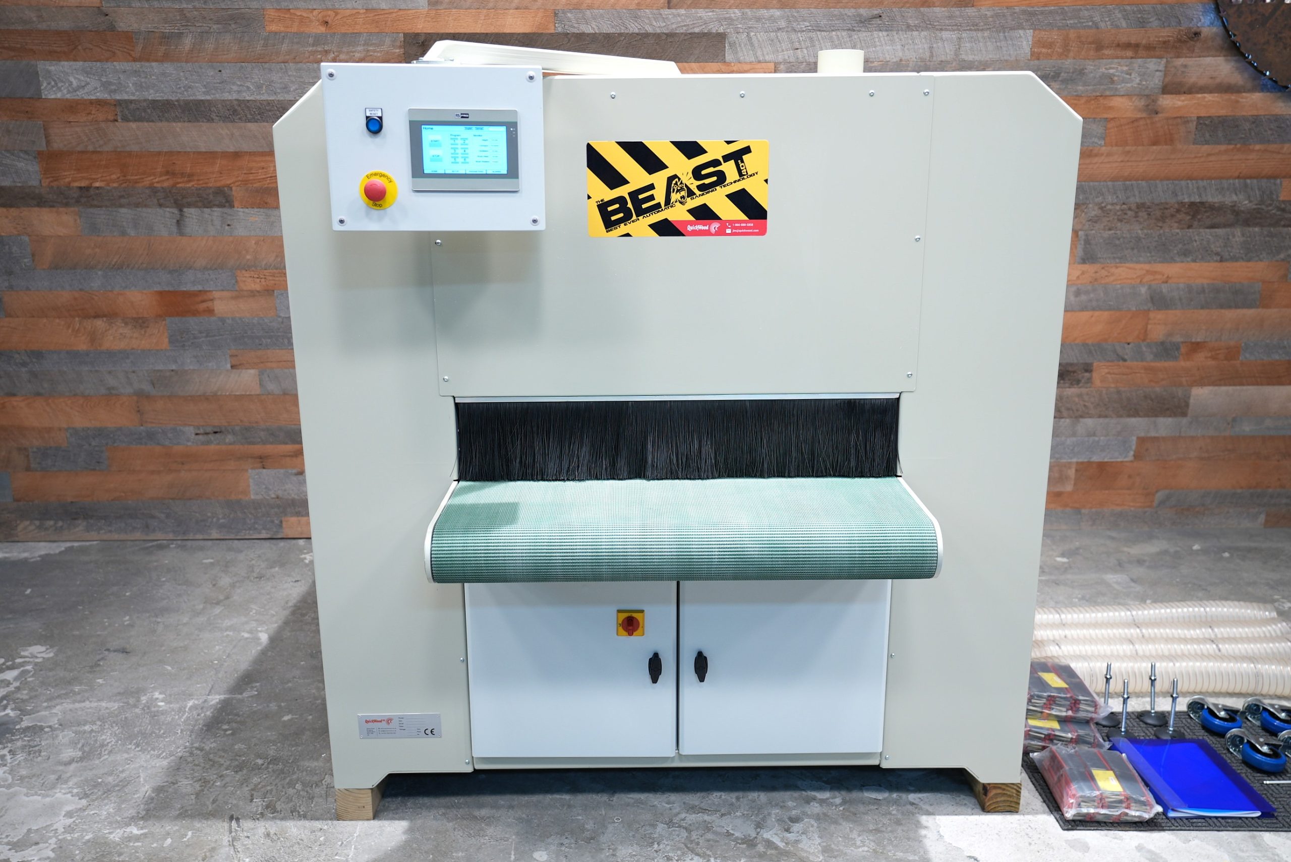 2024 QuickWood CB1000 "The Beast" Oscillating Brush Sander | 360 Degree ...