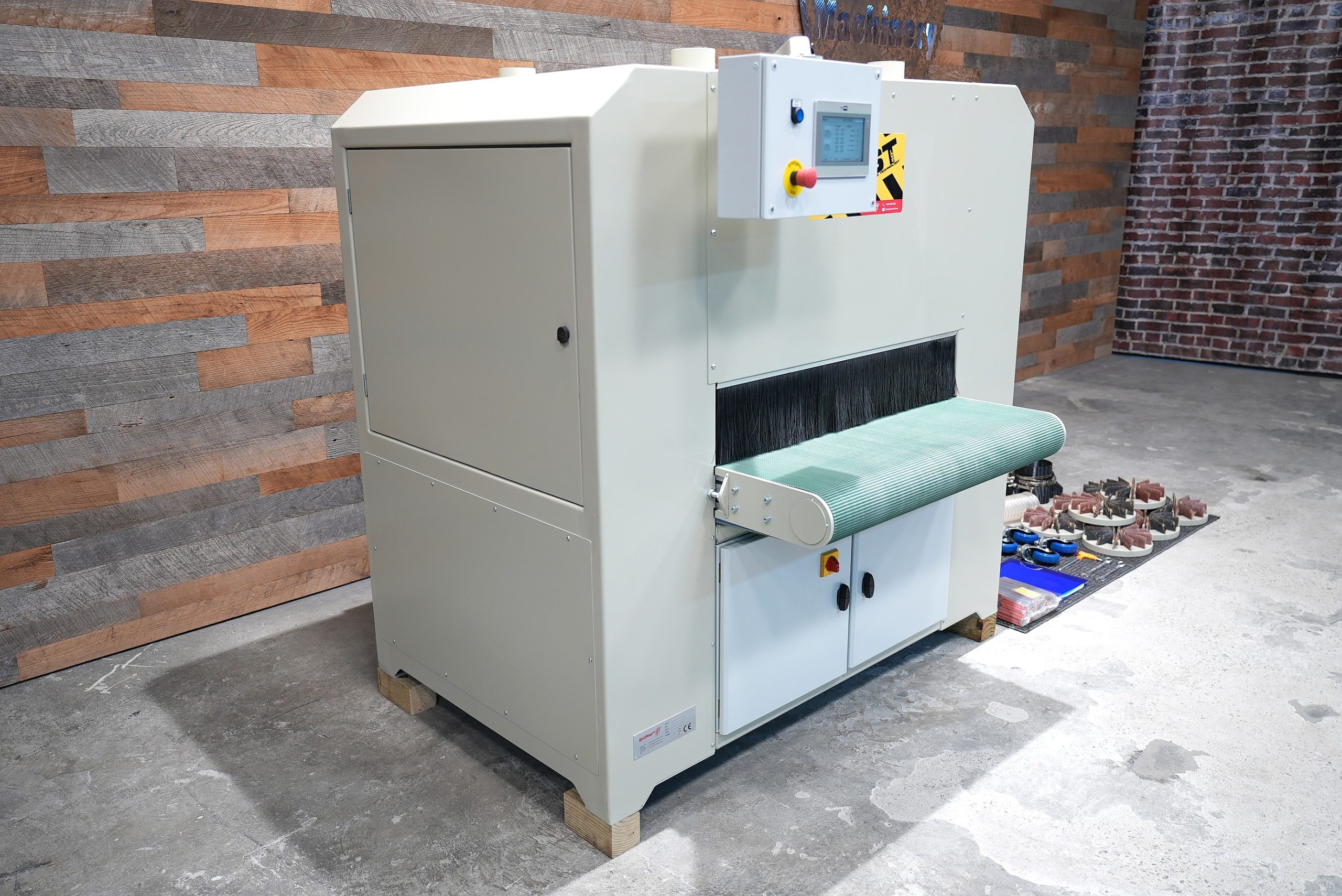 2024 QuickWood CB1000 "The Beast" Oscillating Brush Sander | 360 Degree ...